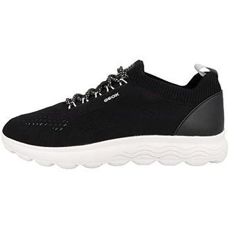 Geox Homme U Spherica A Sneakers, Black, 40 EU