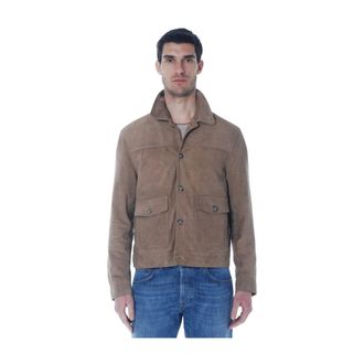 The Jack Leathers Herren, Jacken, Beige, 2XLGr&ouml;&szlig;e