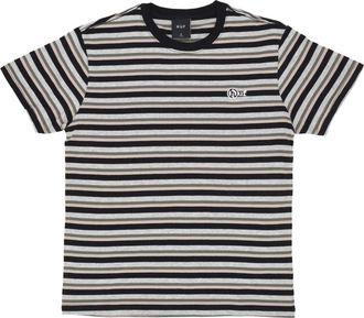 HUF Gestreifter Stricktop Creme T-Shirt - - Tops - Herren - Mehrfarbig - XL