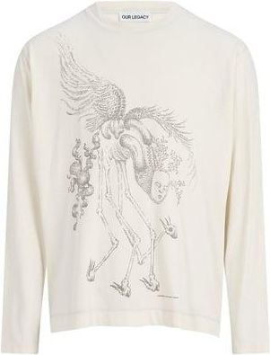 Our Legacy Tee-shirt droit col rond imprim&eacute;