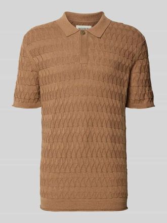 Scotch & Soda Regular Fit Poloshirt mit Strukturmuster