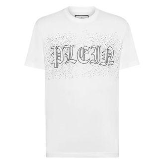 Philipp Plein T-Shirt Rundhals - - Tops - Herren - Wei&szlig; - 2XL