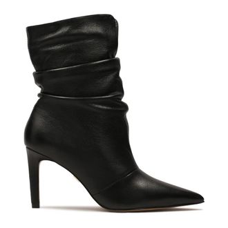 Kazar Lederstiefel mit gekr&auml;useltem Obermaterial - - Shoes - Damen - Schwarzk - 38 EU