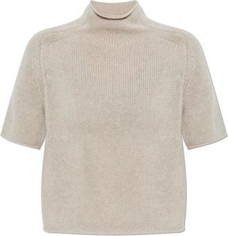 Lisa Yang Femme, Pulls, Beige, Taille: 40 FR Top Sand