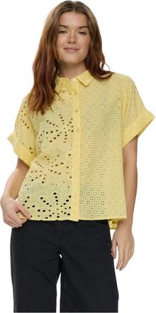 N&uuml;mph Femme, Blouses et Chemises, Jaune, Taille: 36 FR Nupalma Sleeveless Shirt 1031