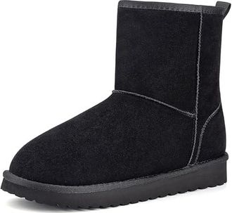 Mishansha Femmes Chaussures dhiver Chauffées Bottes dhiver Noir GR.39