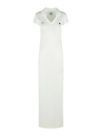 Courr&egrave;ges Robe Courte - Blanc