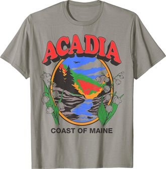 Trendy Apparel Acadia Coast of Maine Roaring River T-Shirt