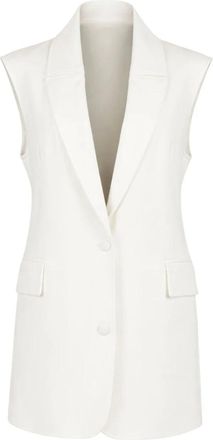 Twinset Femme, Vestes, Blanc, Taille: 38 FR Gilet Blazer