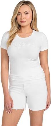 Guess T-shirt donna Guess slim fit white ES25GU90 W5GI17J1314 XS