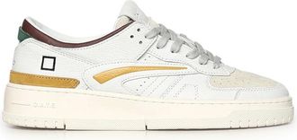 D.A.T.E. D.a.t.e., Homme, Chaussures, Blanc, Taille: 45 EU Baskets en cuir perfor&eacute;