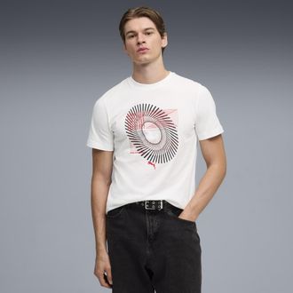 Puma Graphic Circular T-Shirt Herren, Kleidung, Wei&Atilde;Y, XXL
