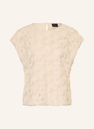 s.Oliver Black Label S.Oliver Black Label Blusenshirt Im Materialmix beige
