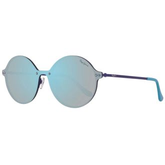 Pepe Jeans London unisex, Accessoires, Bleu, Taille: ONE Size Lunettes de soleil unisexes en m&eacute;tal bleu