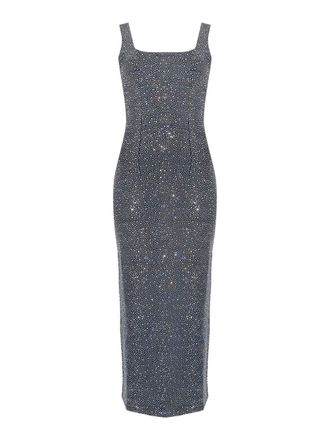 Twentyfourhaitch Robe Au Genou - Denim