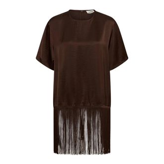 Soaked In Luxury Tuniken - - Blouses & Shirts - Damen - Braun - L