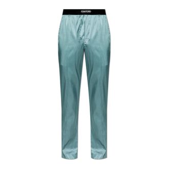 Tom Ford Seiden-Pyjamahose - - Nightwear & Lounge - Herren - Blau - L