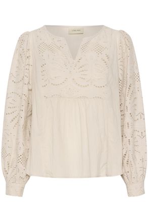 Cream Kurzarm-Bluse CRDiana 38, Ancient Scroll 38