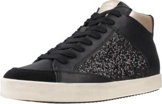 Geox Femme D Blomiee H Basket, Noir, 34.5 EU