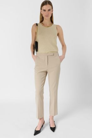 Gerard Darel Pantalon de tailleur au dos &eacute;lastiqu&eacute; - ALYA - Beige