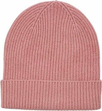 Zwillingsherz Bonnet en grosse maille 100 % cachemire - Unisexe - De qualité supérieure - Unisexe - Bonnet dhiver uni - Simple - Pour femme, garçon et fille - Taill
