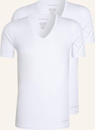 Baldessarini Baldessarini 2er-Pack V-Shirts weiss