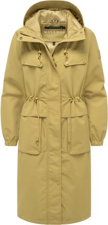 Navahoo Damen Parka &Uuml;bergangsjacke Kirschwind mit Kapuze