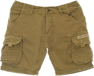 Alpha Industries Homme, Shorts, Vert, Taille: W28 Crew Short