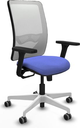 Piqueras y Crespo Home Office Stuhl Zulema mit 3D-Armlehnen, h&ouml;henverstellbare Lendenwirbelst&uuml;tze, ausgestattet mit 3 Positionen und Schneideschaum, mit Rollen von 65 m