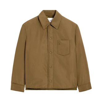 Ami Homme, Vestes, Brun, Taille: L Quilted Overshirt