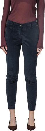Mason's Pantalon Chino Slim New York - Femme - Pantalons - Bleu - Taille: 44 FR