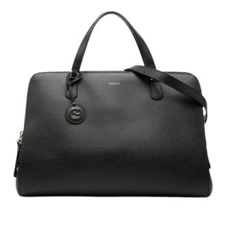 Gucci Pre-owned Vintage Satchel - Femme - Pre-owned - Noir - Taille: ONE Size