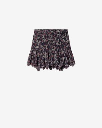 Isabel Marant Rock Daneen - Damen - Black/raspberry - Gr&ouml;&szlig;e 34 - Marant &Eacute;toile - Geschenkideen f&uuml;r Frauen