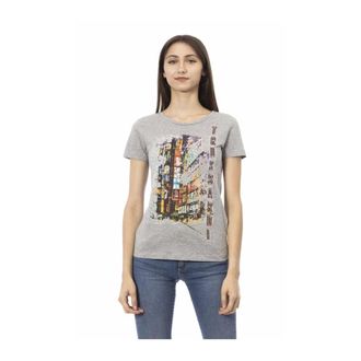 Trussardi Femme, Tops, Gris, Taille: 44 FR T-Chemises