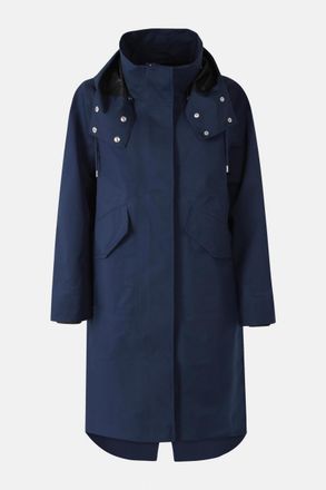 Danef&aelig; Regenjacke Danewest Wind Damen Navy Blau Parka