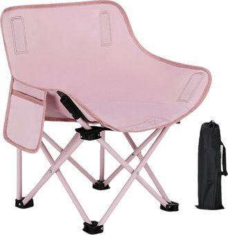 Generic Campingstuhl - Klappsitz Mit 165 Pfund Tragkraft | Stabile Outdoor-St&uuml;hle, Kompakte St&uuml;hle Mit Metallrahmen, Leichter Rucksackstuhl F&uuml;r Wanderungen, S