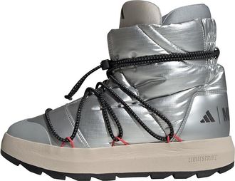 adidas Unisex x Moon Boot ACE MID Schuh Matte Silver/Core Black/Lucid Red 41 1/3