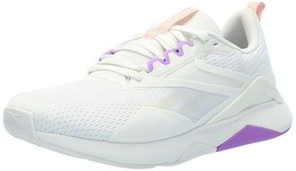 Reebok Damen NANOFLEX TR 2 Sneaker,Chalk Washed Clay Digital Purple,42.5 EU