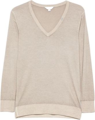 Malo Pull &Agrave; Col V - Beige