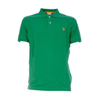 U.S.Polo Association Klassisches Polo Shirt - - Tops - Herren - Gr&uuml;n - S