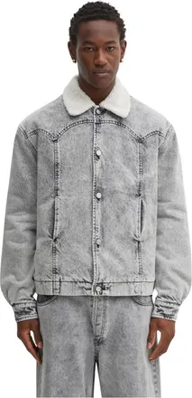 Aries Homme, Vestes, Gris, Taille: M Denim Vestes