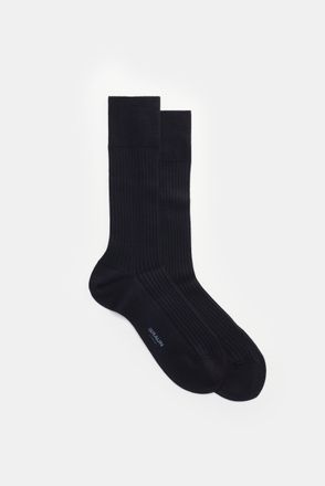 Falke Herren - Strumpf No. 7 dunkelblau