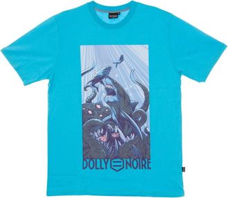 Dolly Noire Homme, Tops, Bleu, Taille: XS T-shirt Homme Bleu avec Imprim&eacute;