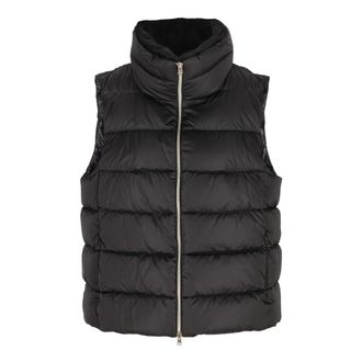 Herno Gesteppte Weste mit hohem Kragen - - Jackets - Damen - Schwarzk - 2XL