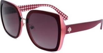 Kate Spade New York Kate Spade Kimber/g/s C9A/3X RED Sunglasses Womens Acetate, Standard, 56