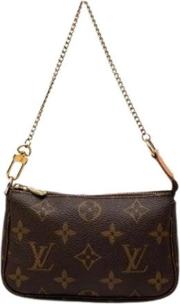 Louis Vuitton Mini Pochette Accessoires Pre-owned - Femme - Pre-owned - Brun - Taille: ONE Size