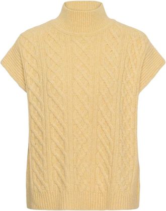 Inwear Pull &agrave; col roul&eacute; - Femme - Pulls - Jaune - Taille: 42/44 FR