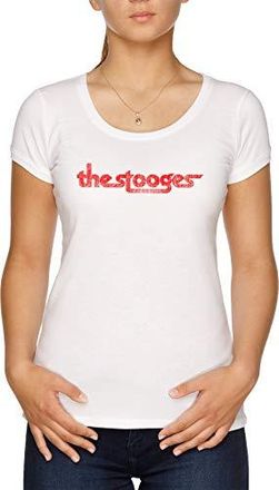 Vendax Vendax The Stooges Distressed (Red) T-Shirt Femme Blanc