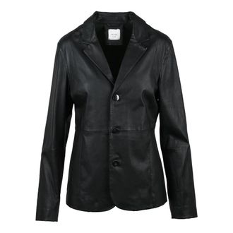 Alysi Blazer in pelle - - Jackets - Damen - Schwarzk - S