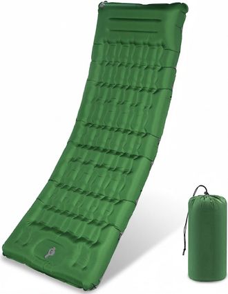 Shanna Isomatte Outdoor Camping Luftmatratze: 12cm Verdicktes Ultraleicht Aufblasendes Matratze mit Fu&szlig;pumpe Leicht Und Kompakt Anti-Ripstop Aufblasbare Schl